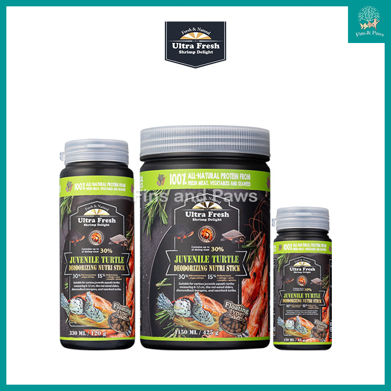 [Azoo Ultra Fresh] Juvenile Turtle Deodorizing Nutri Stick Pellet (Flo ...