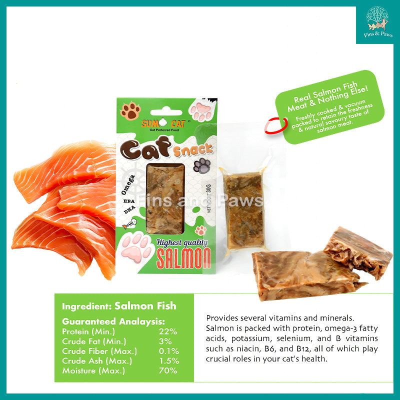 [Sumo Cat] Cat Snack 30g – Fins and Paws
