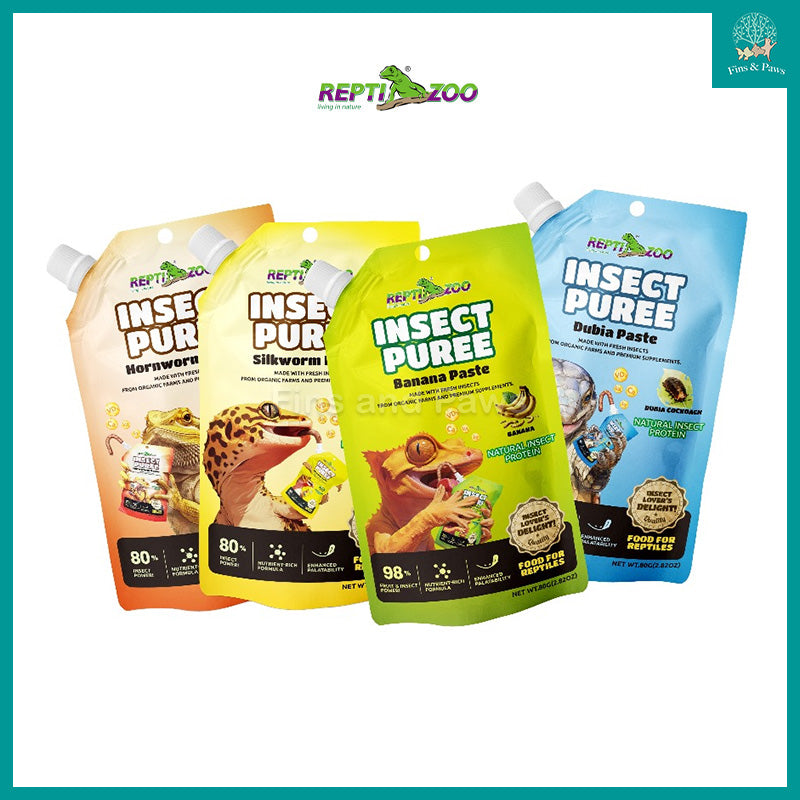[ReptiZoo] Insect Puree 80g - Balanced Diet for Insect Eating Reptiles ...